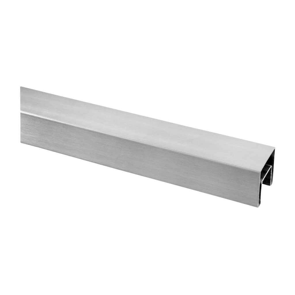 Square Cap rail| 316 SS | MOD 6924 | 146924-040-25-12 Image